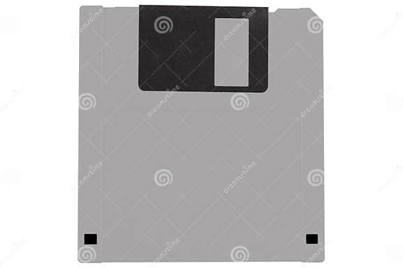 Grey Colored Old Retro Floppy Diskette in Stack Stock Image - Image of ...