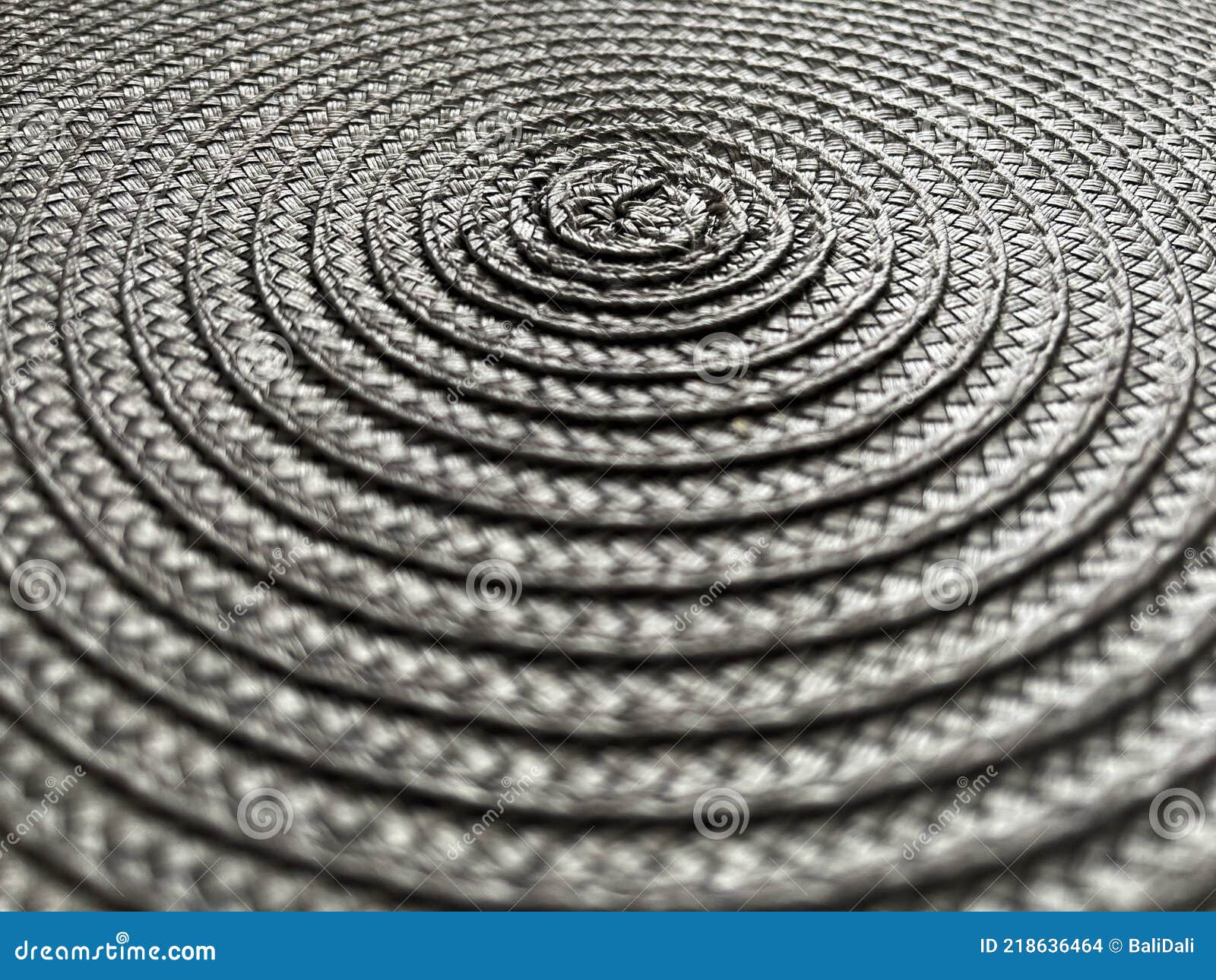 Grey Colour Background. Circular Wicker Grey Colour Texture. Stock ...