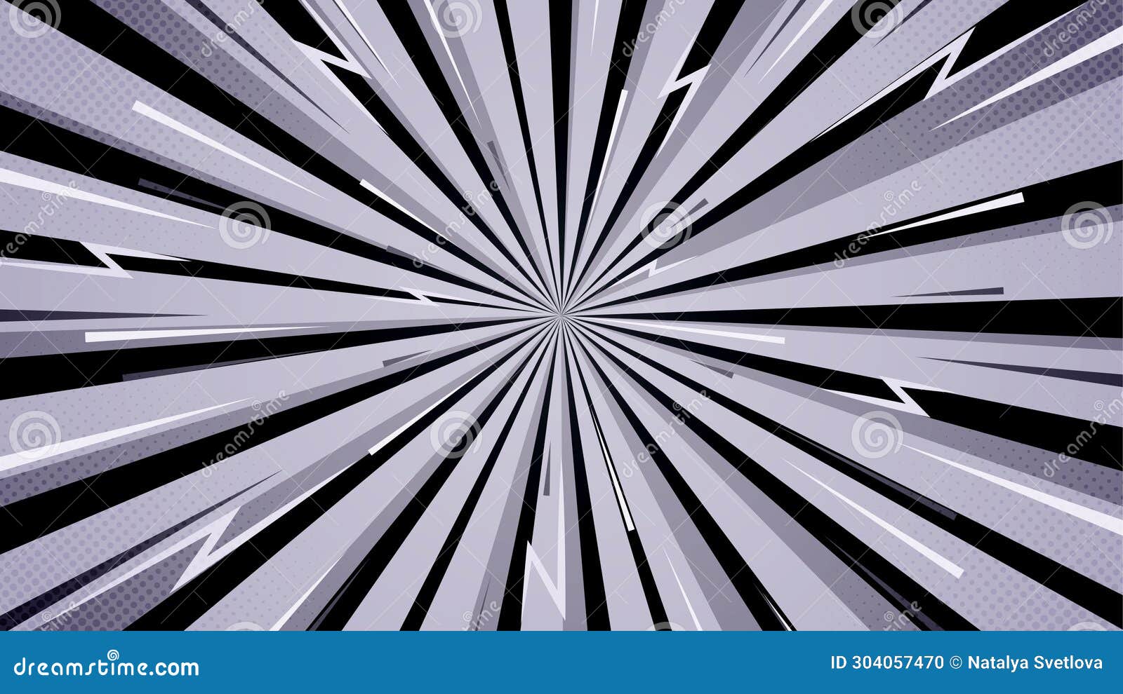 Grey Comics Style Background. Focus Lines Background. Comic Style ...