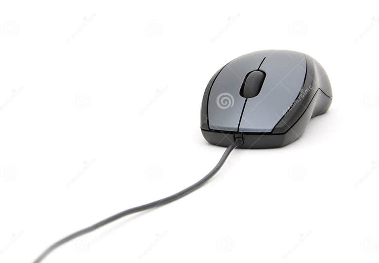 Grey computer mouse stock photo. Image of click, mouse - 4255196