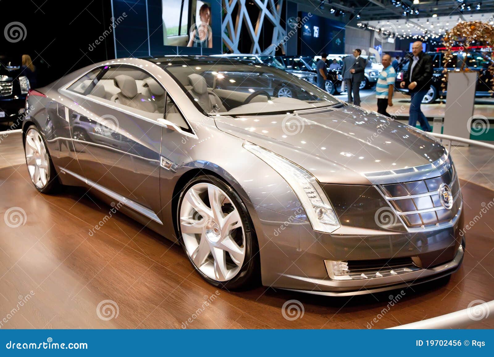Grey Concept Car Cadillac Converj Editorial Photo - Image of cowl ...