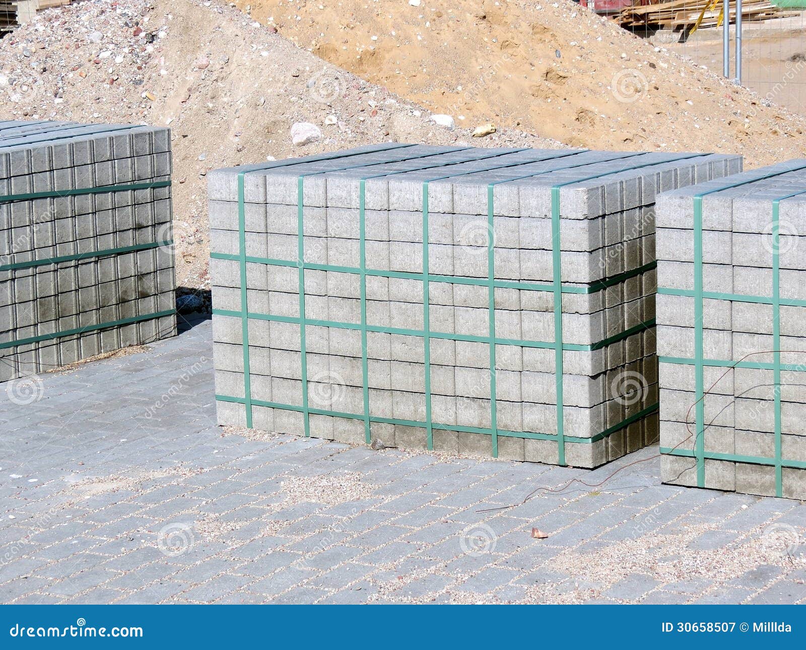 Grey concrete bricks stock image. Image of view, brick - 30658507