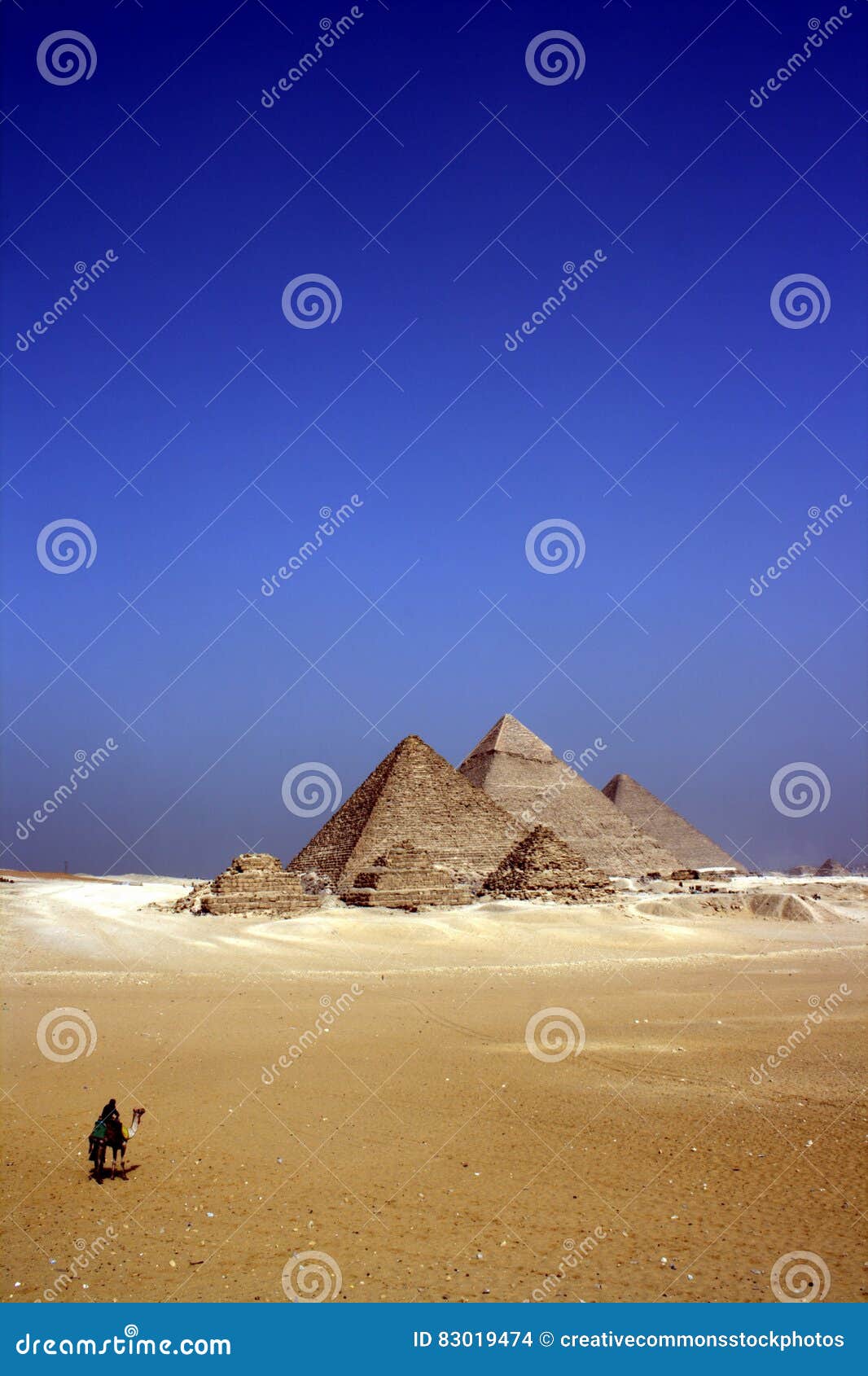Grey Concrete Pyramids On The Middle Of The Dessert During Daytime ...