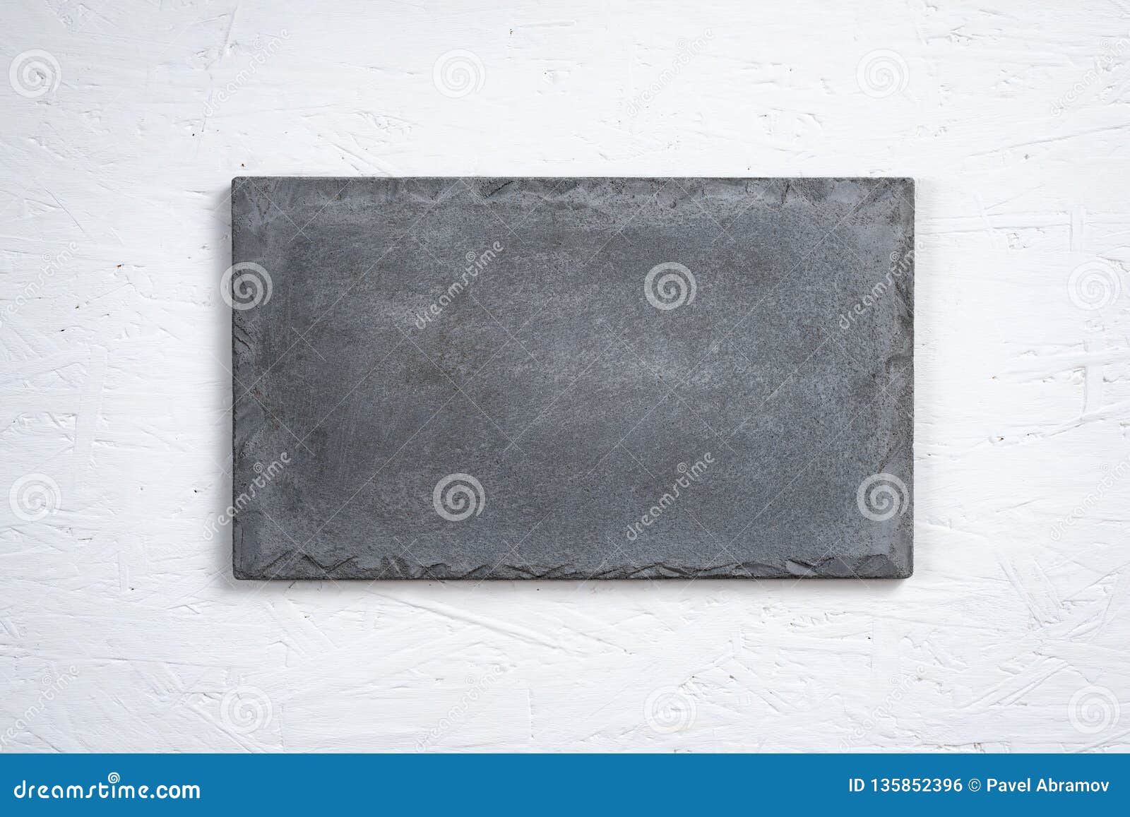 Grey Concrete Signboard on Light White Background Stock Photo - Image ...