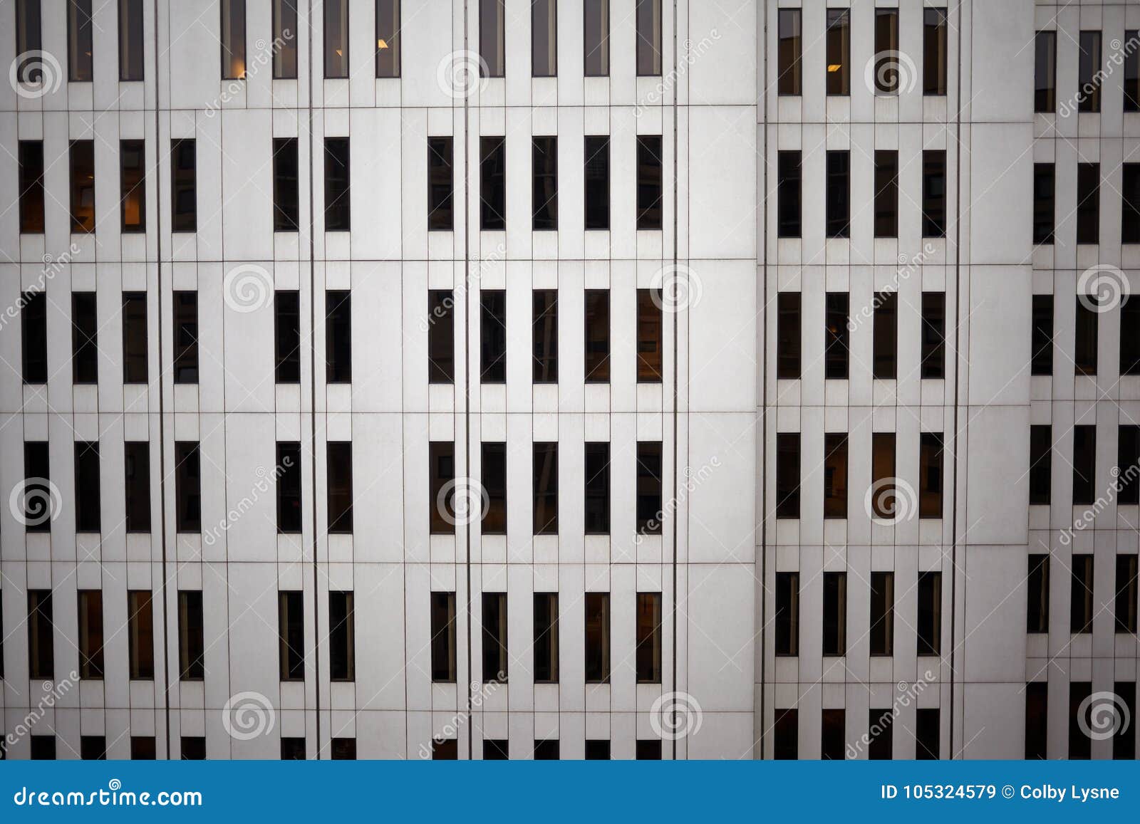 Wall of Office Building Viewed Full Frame Stock Image - Image of ...