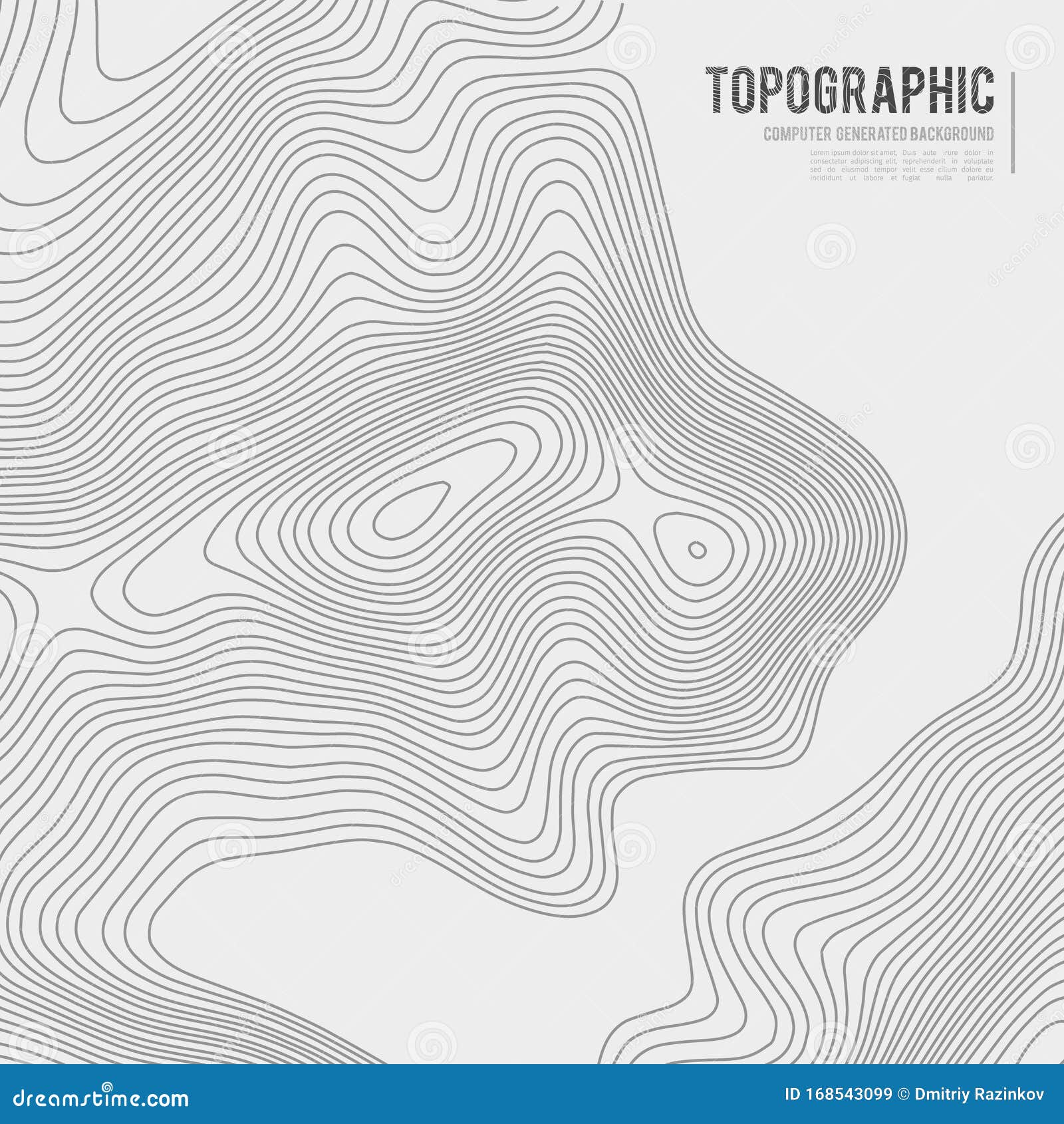 Grey Contours Vector Topography. Geographic Mountain Topography Vector ...
