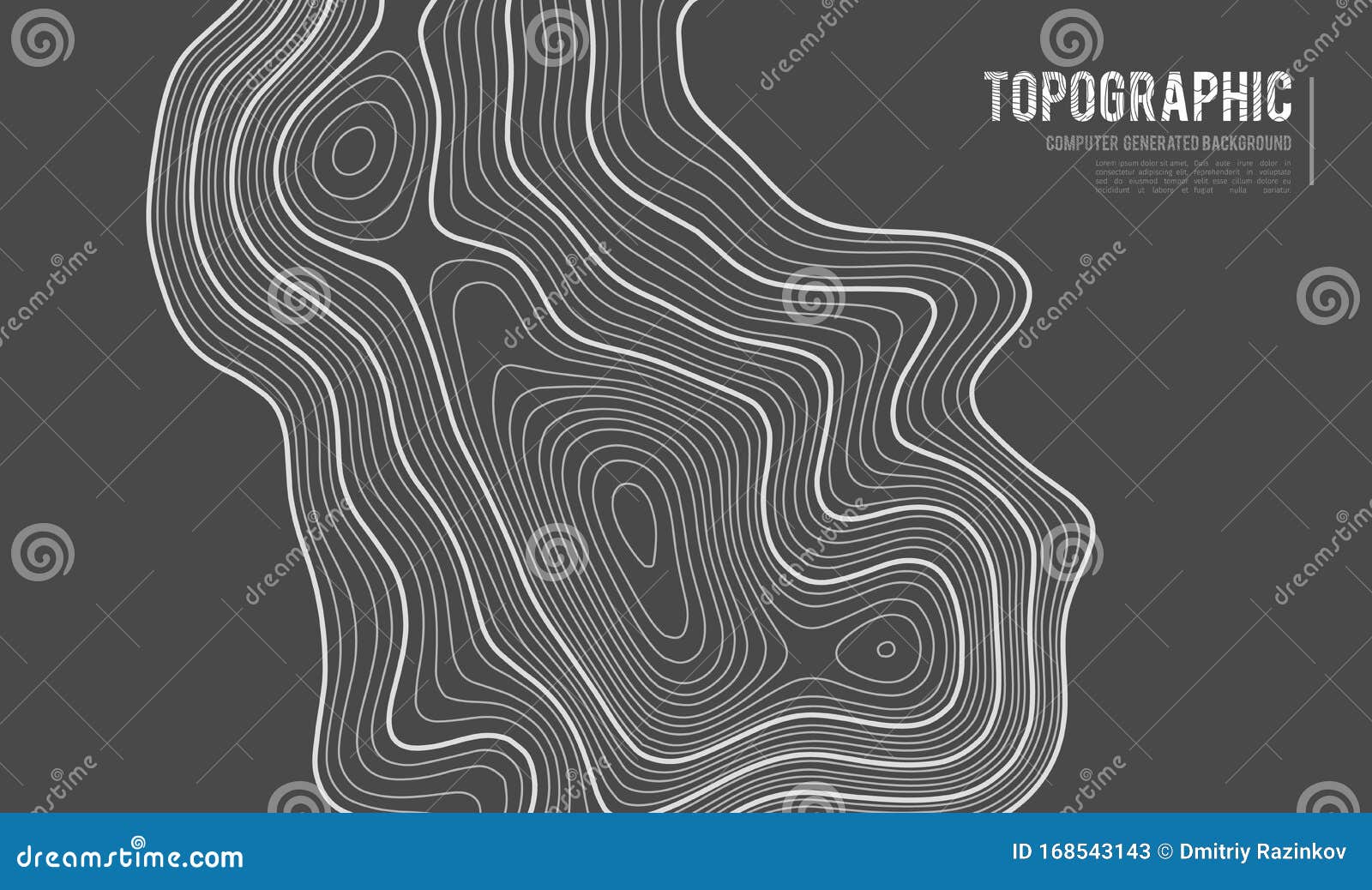 Grey Contours Vector Topography. Geographic Mountain Topography Vector ...
