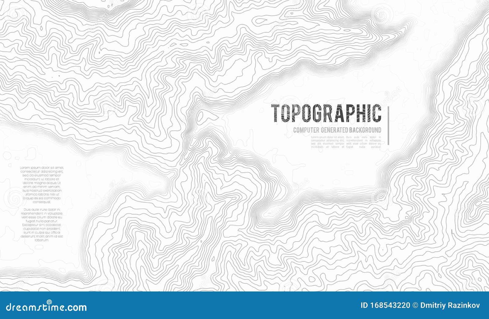 Grey Contours Vector Topography. Geographic Mountain Topography Vector ...