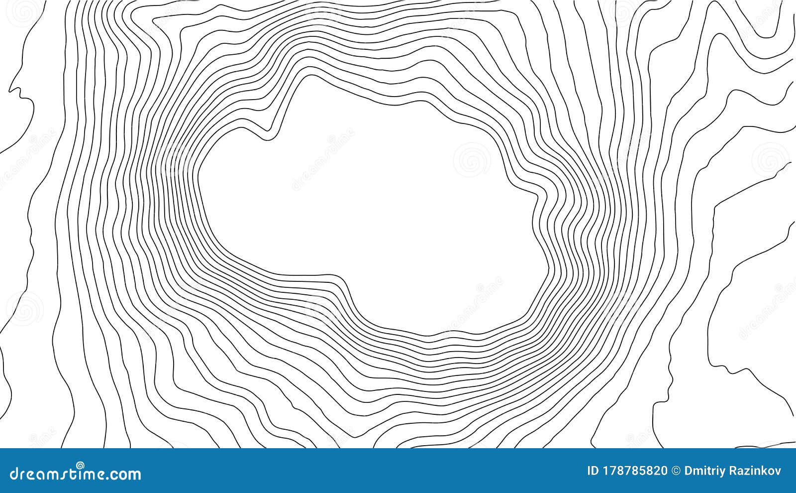 Grey Contours Vector Topography. Geographic Mountain Topography Vector ...