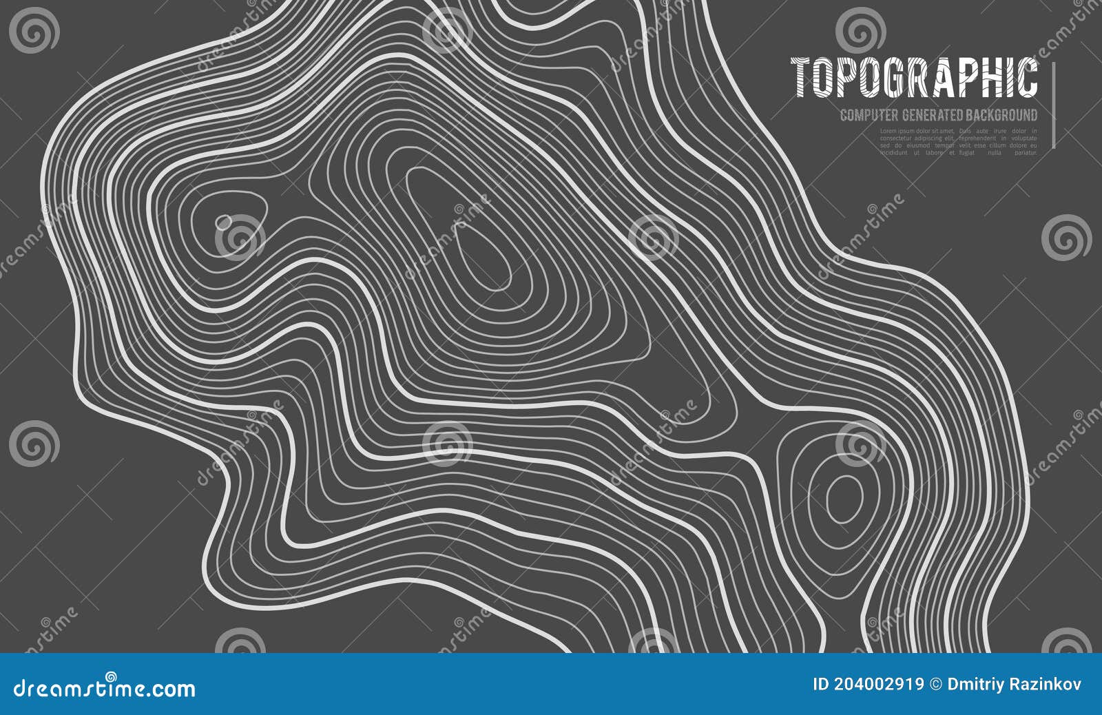 Grey Contours Vector Topography. Geographic Mountain Topography Vector ...