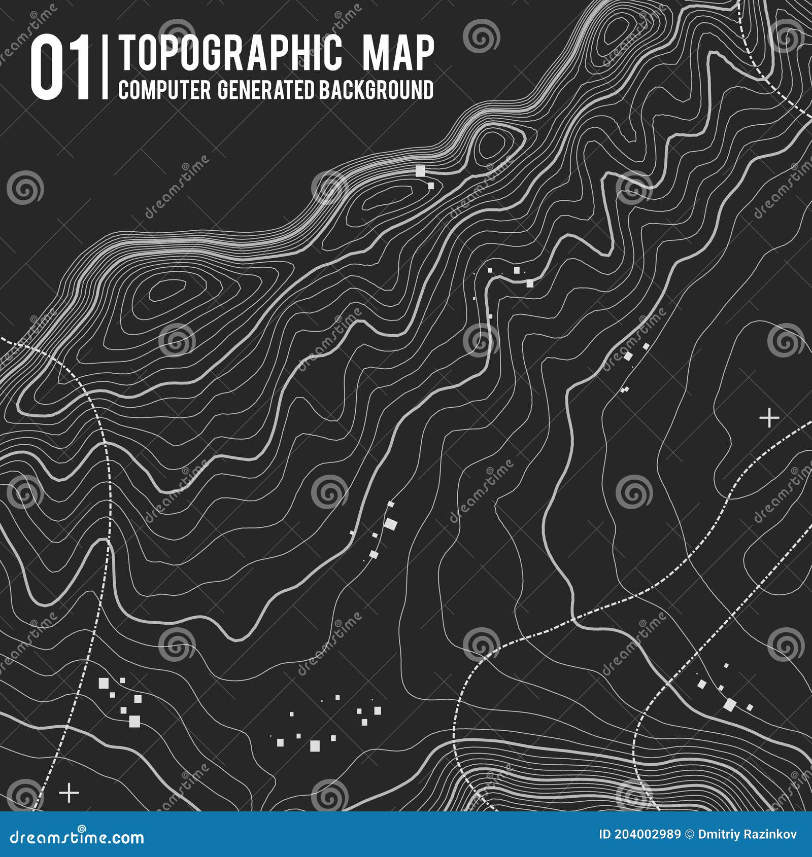 Grey Contours Vector Topography. Geographic Mountain Topography Vector ...