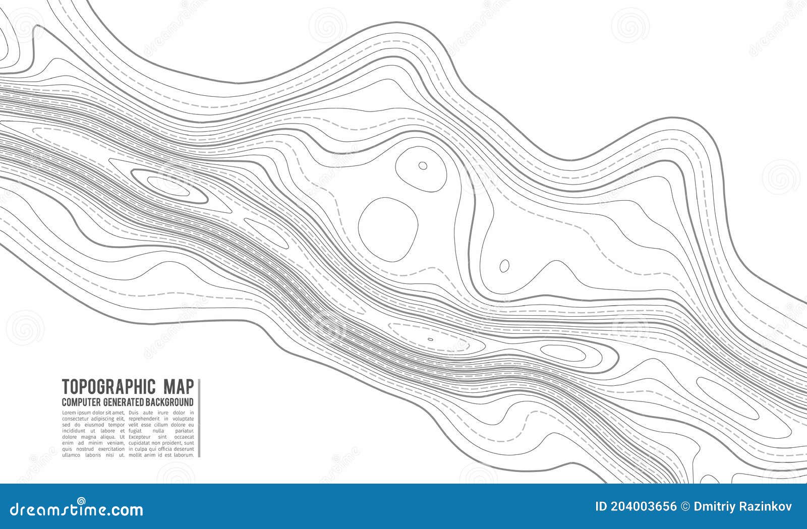 Grey Contours Vector Topography. Geographic Mountain Topography Vector ...