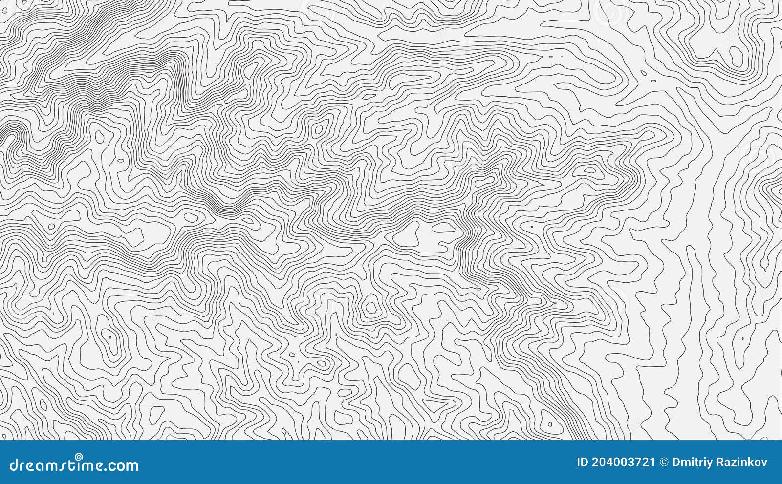 Topographic Map Pattern. Background Of The Topographic Map With Contour ...