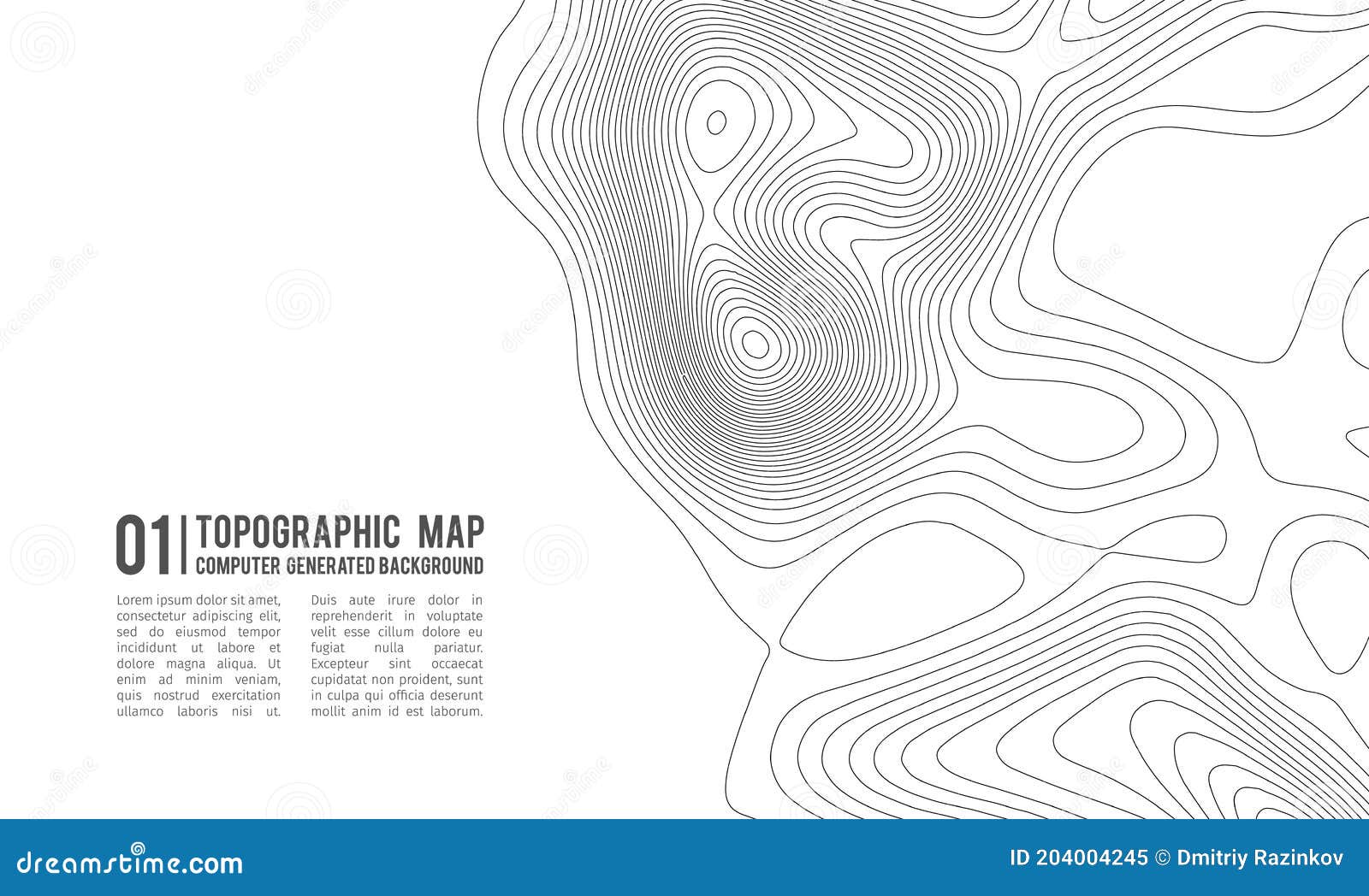 Grey Contours Vector Topography. Geographic Mountain Topography Vector ...