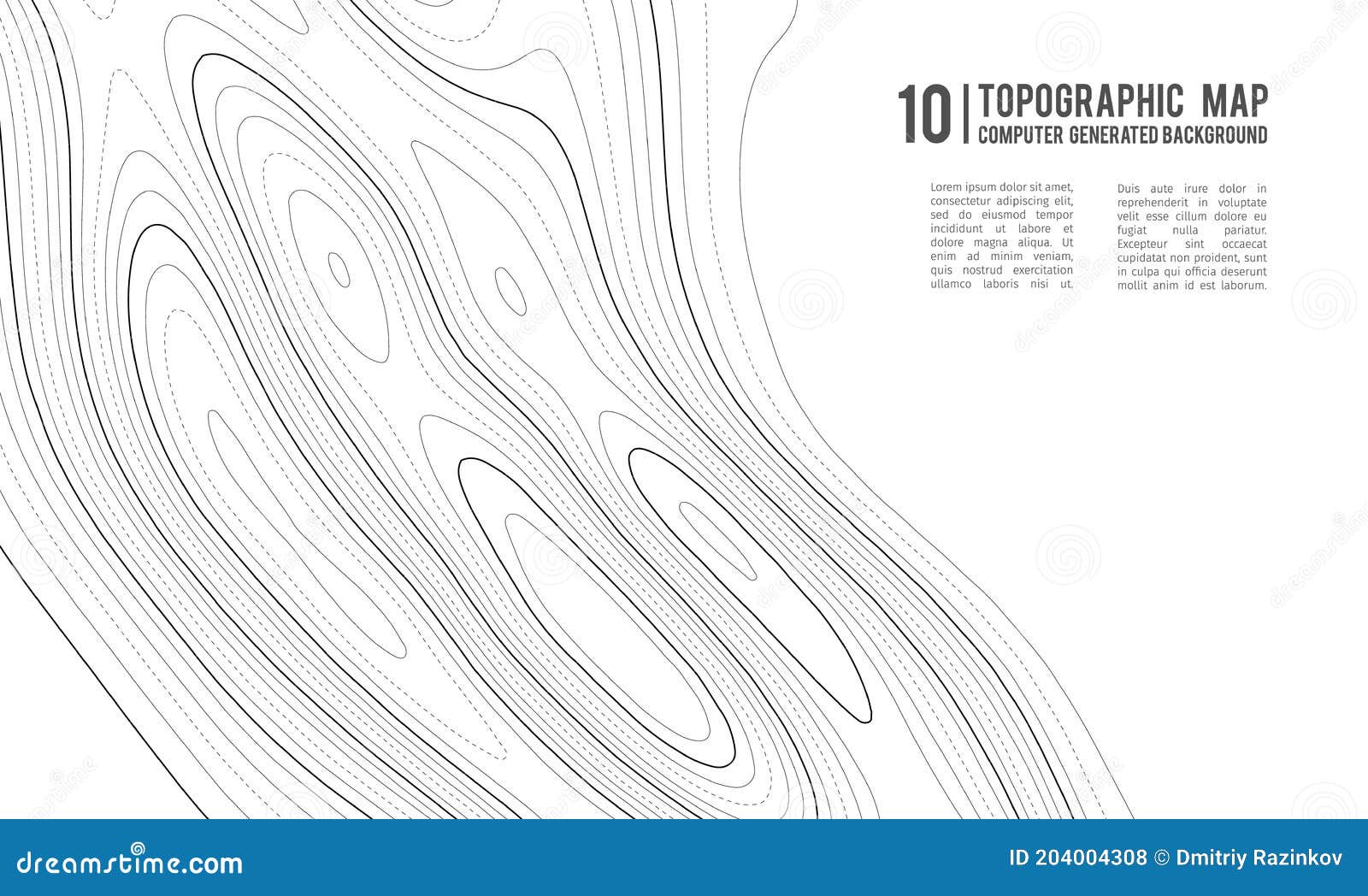 Grey Contours Vector Topography. Geographic Mountain Topography Vector ...