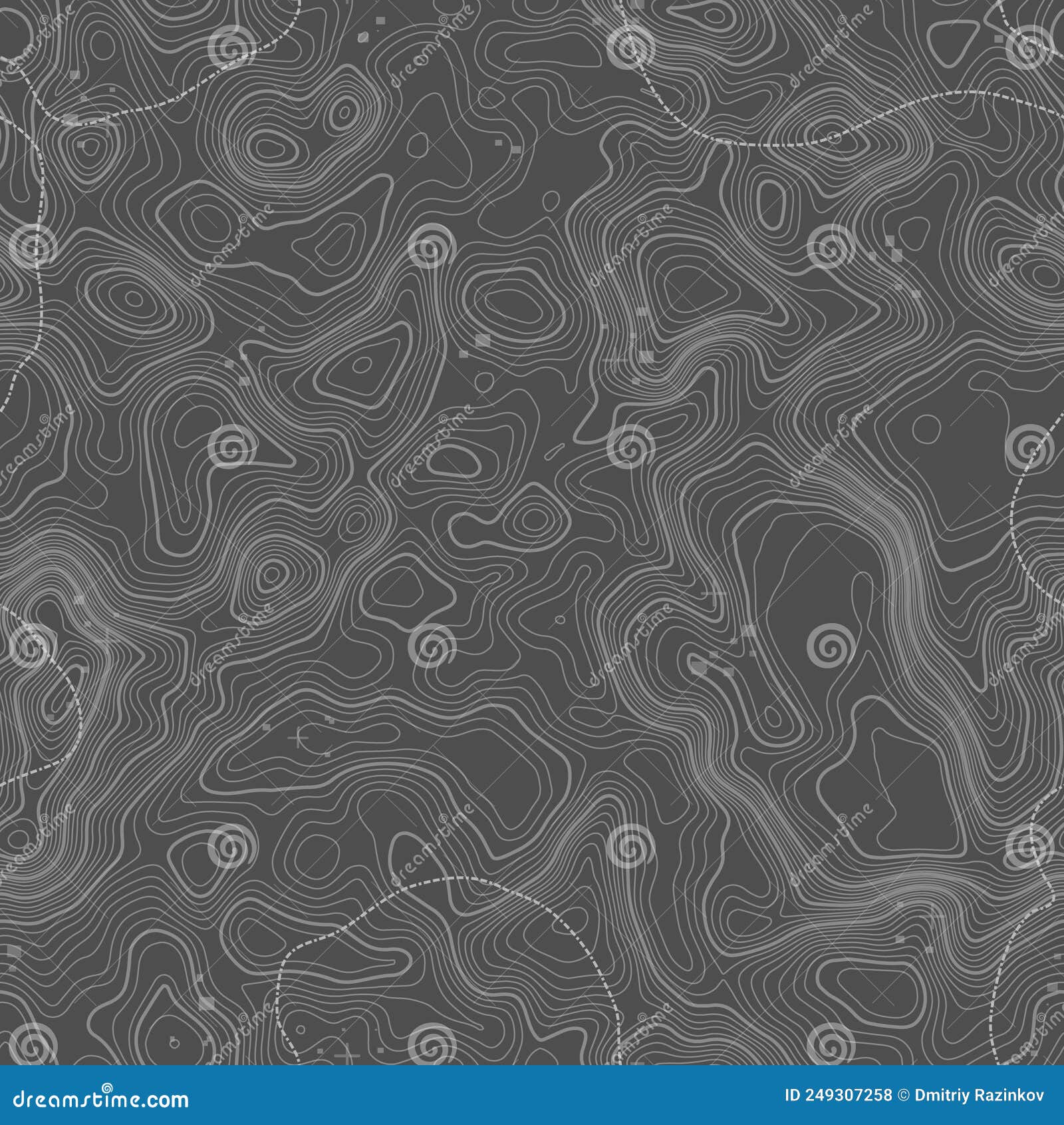 Grey Contours Vector Topography. Geographic Mountain Topography Vector ...