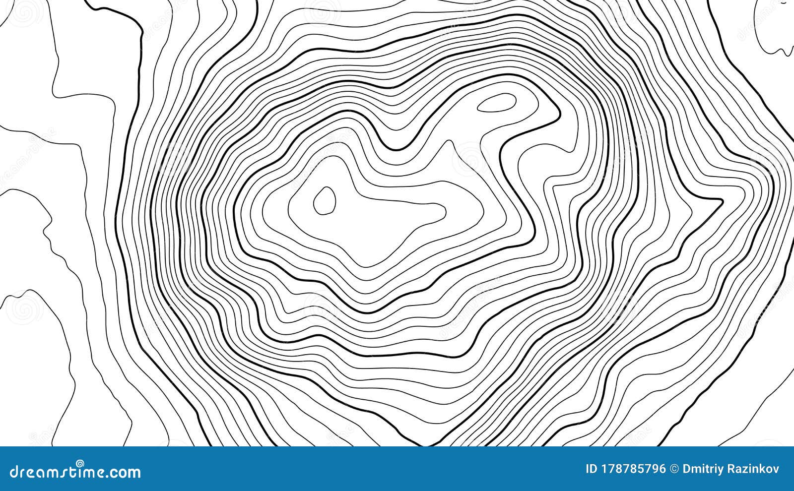 Grey Contours Vector Topography. Geographic Mountain Topography Vector ...