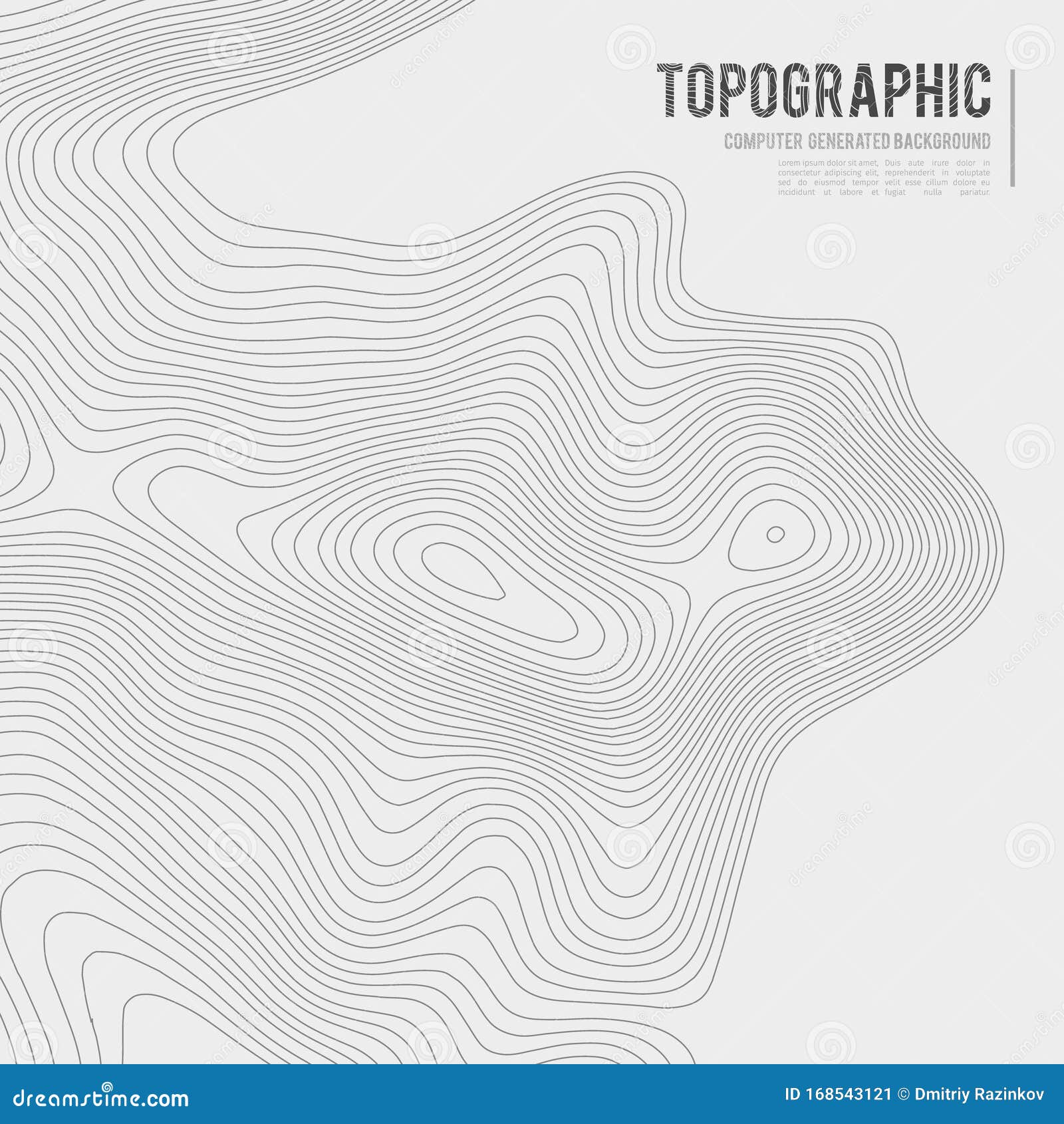 Grey Contours Vector Topography. Geographic Mountain Topography Vector ...