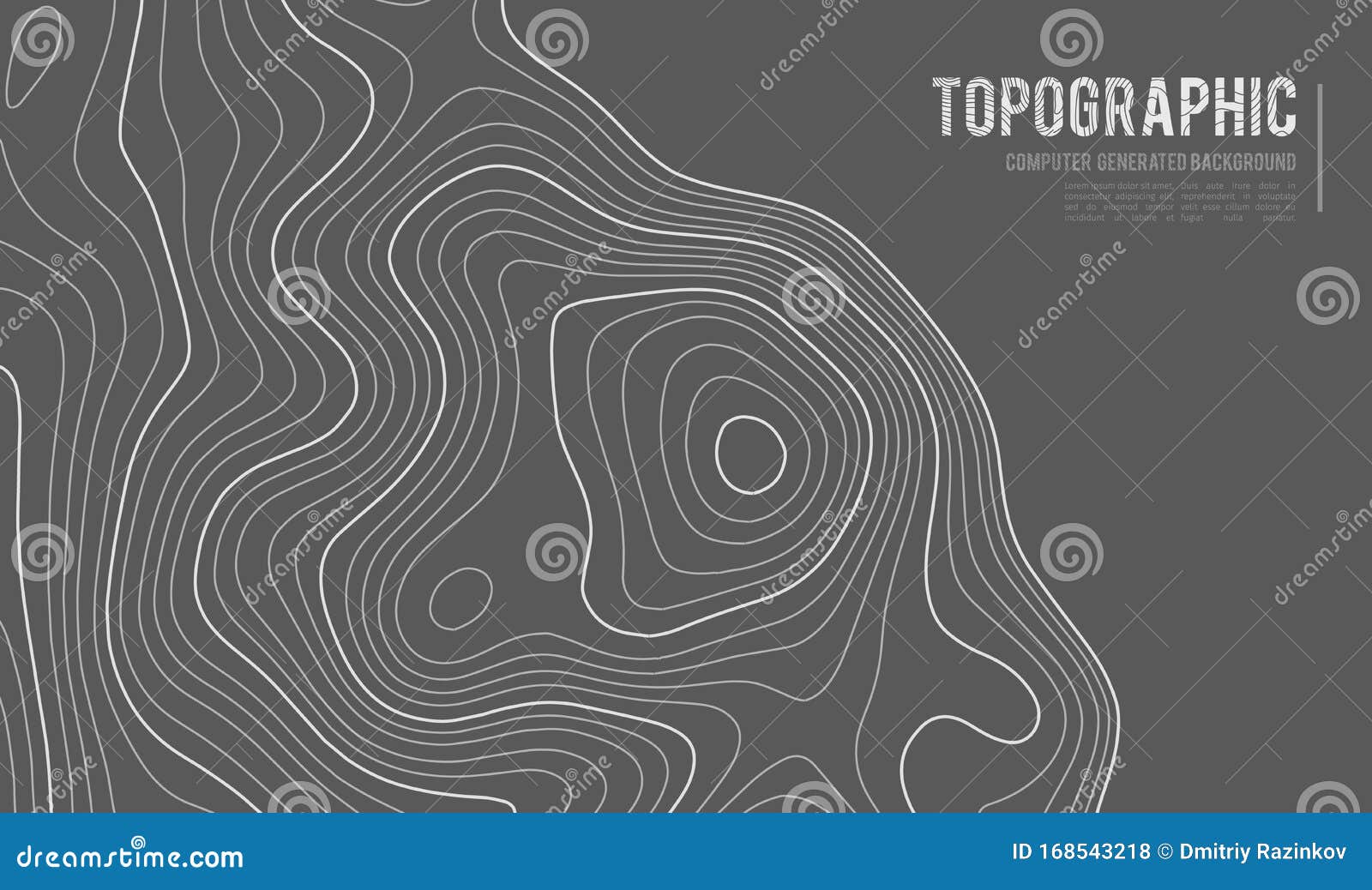 Grey Contours Vector Topography. Geographic Mountain Topography Vector ...