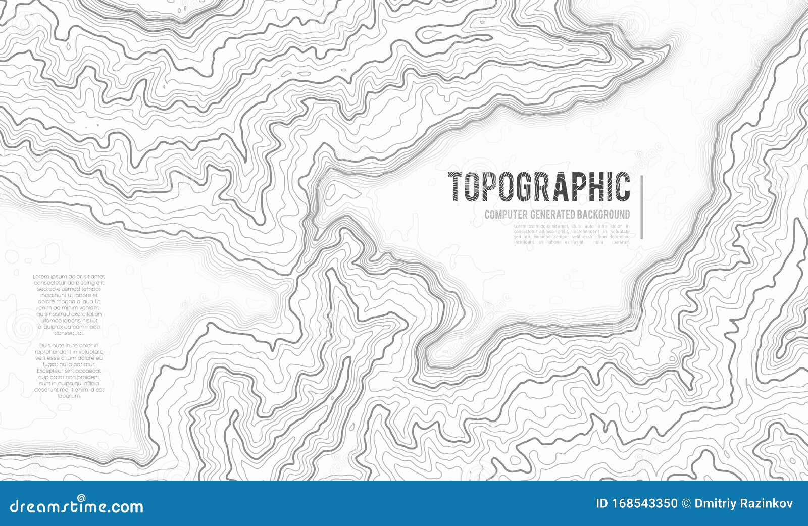 Grey Contours Vector Topography. | CartoonDealer.com #198945790