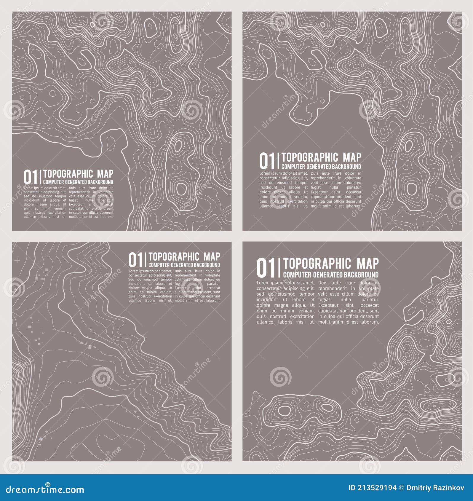 Geographic Mountain Topography Vector Illustration. Topographic Pattern ...