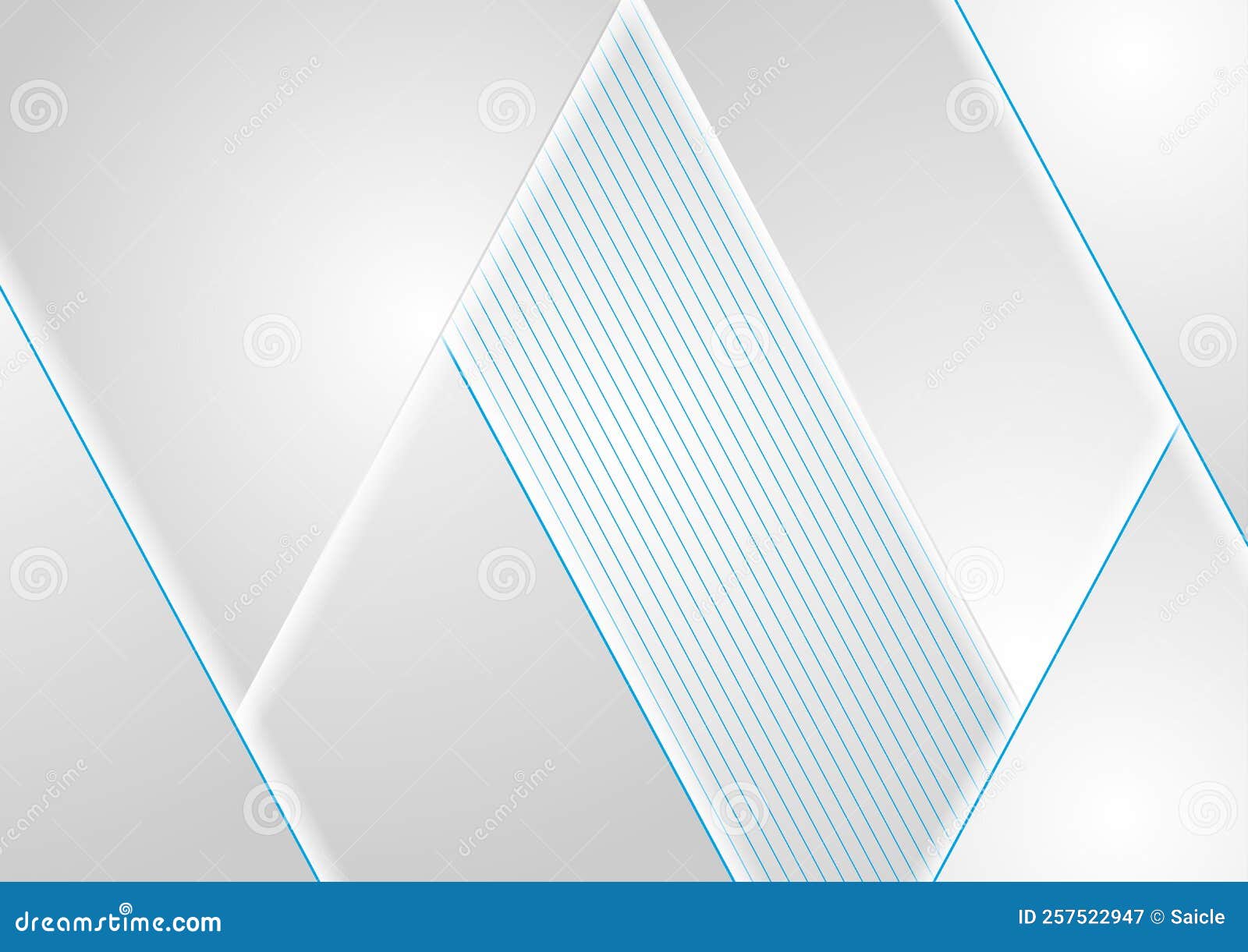 Grey Corporate Abstract Background with Blue Lines Stock Vector ...
