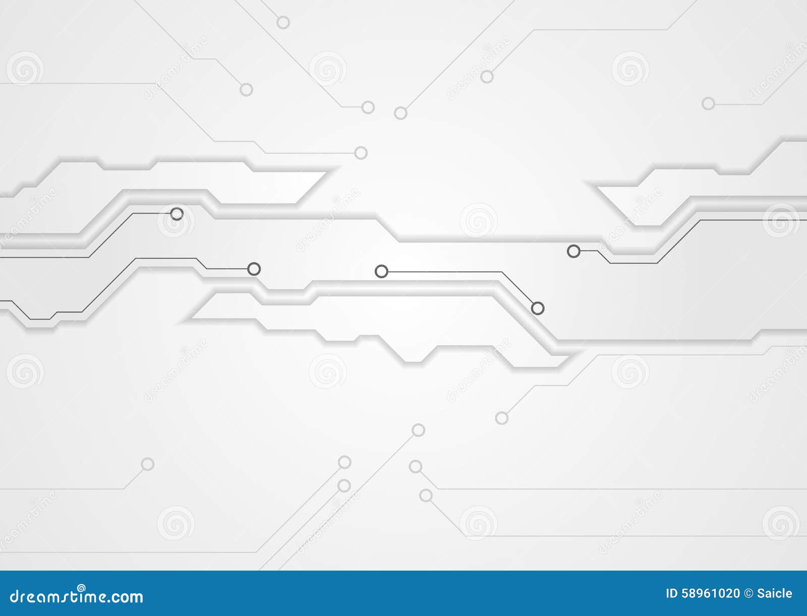 Grey Corporate Engineering Drawing Design Stock Vector - Illustration ...