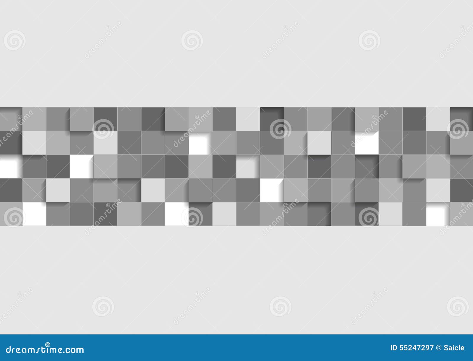 Grey Corporate Geometric Background with Squares Stock Vector ...