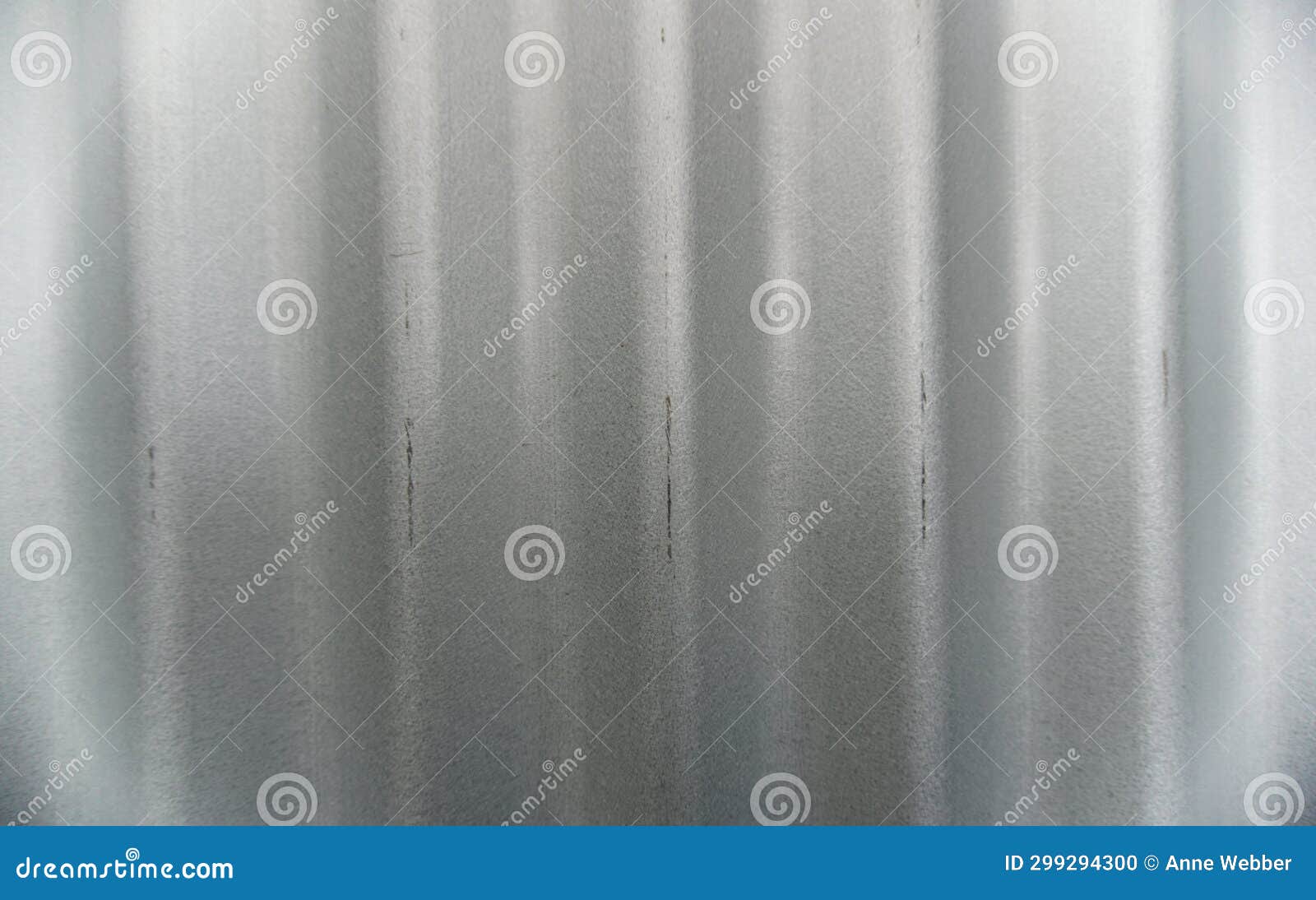 Grey corrugated iron stock photo. Image of wavy, roofing - 299294300