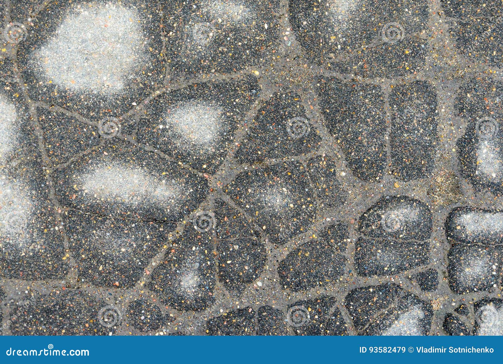 Cracked And Destroyed Road Close Up Texture Stock Photo | CartoonDealer ...