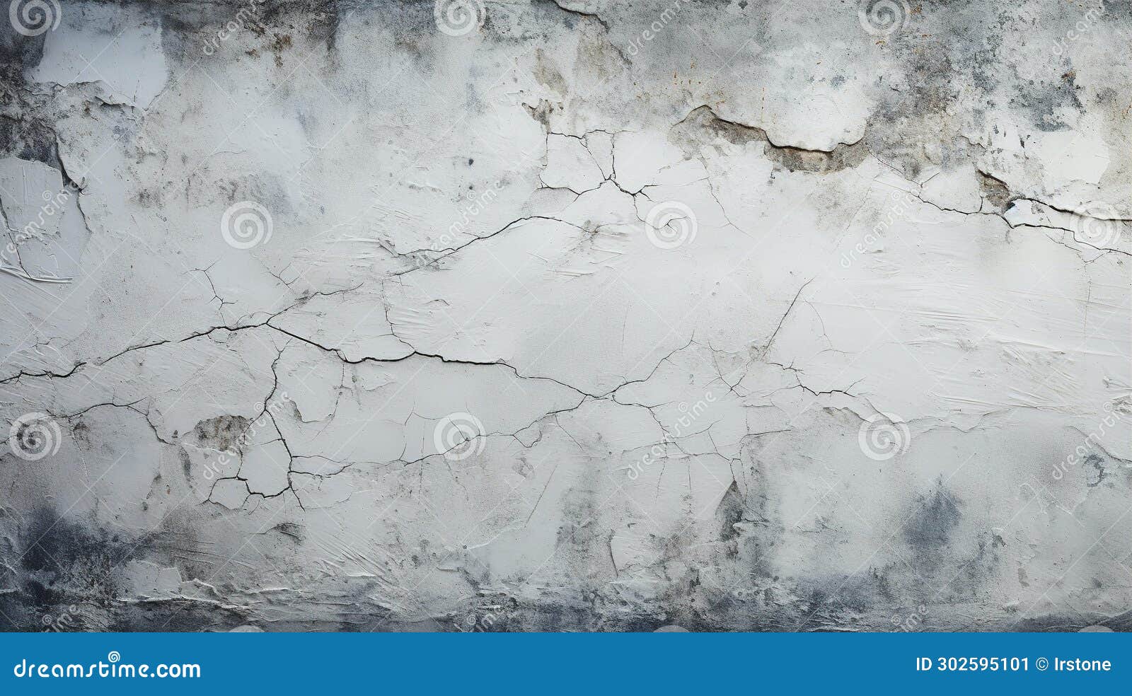 Grey Cracked Wall As Backdrop or Background Stock Illustration ...