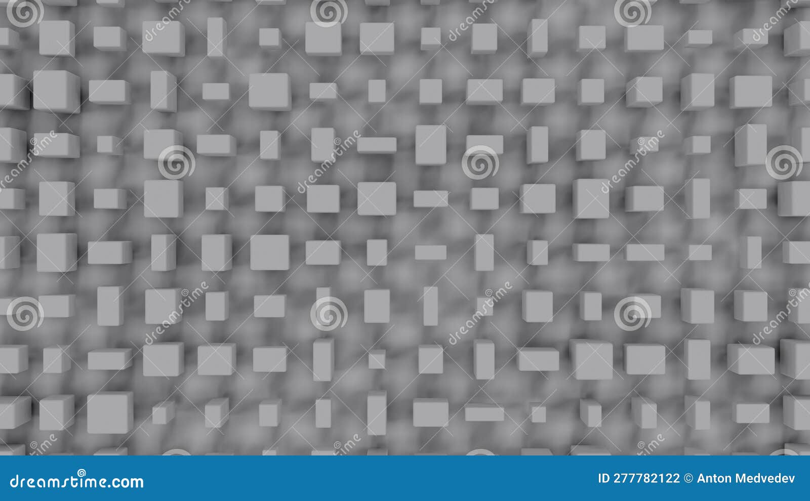 Grey Cubes Geometry Graphics - Randomize Concept - Abstract 3D ...