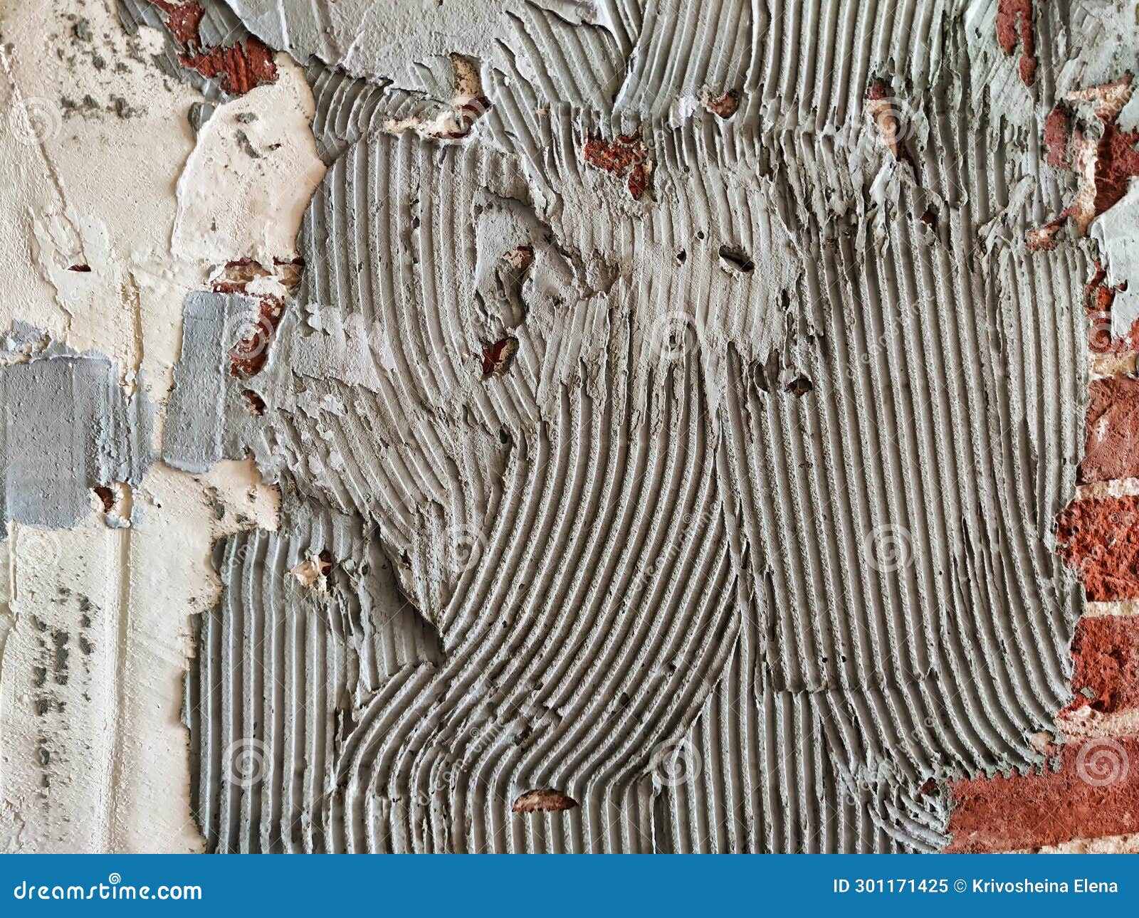 Grey Decorative Abstract Plaster Texture with Textured Smears ...