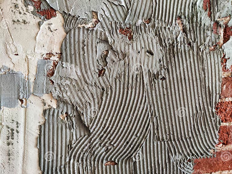 Grey Decorative Abstract Plaster Texture with Textured Smears ...