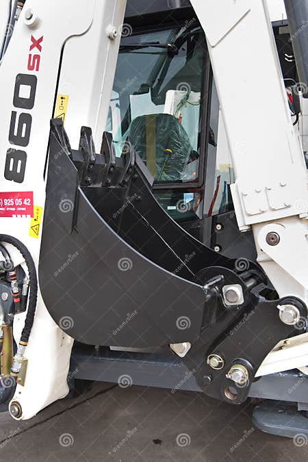 Grey Diesel Front End Loader Editorial Image - Image of frontlift ...