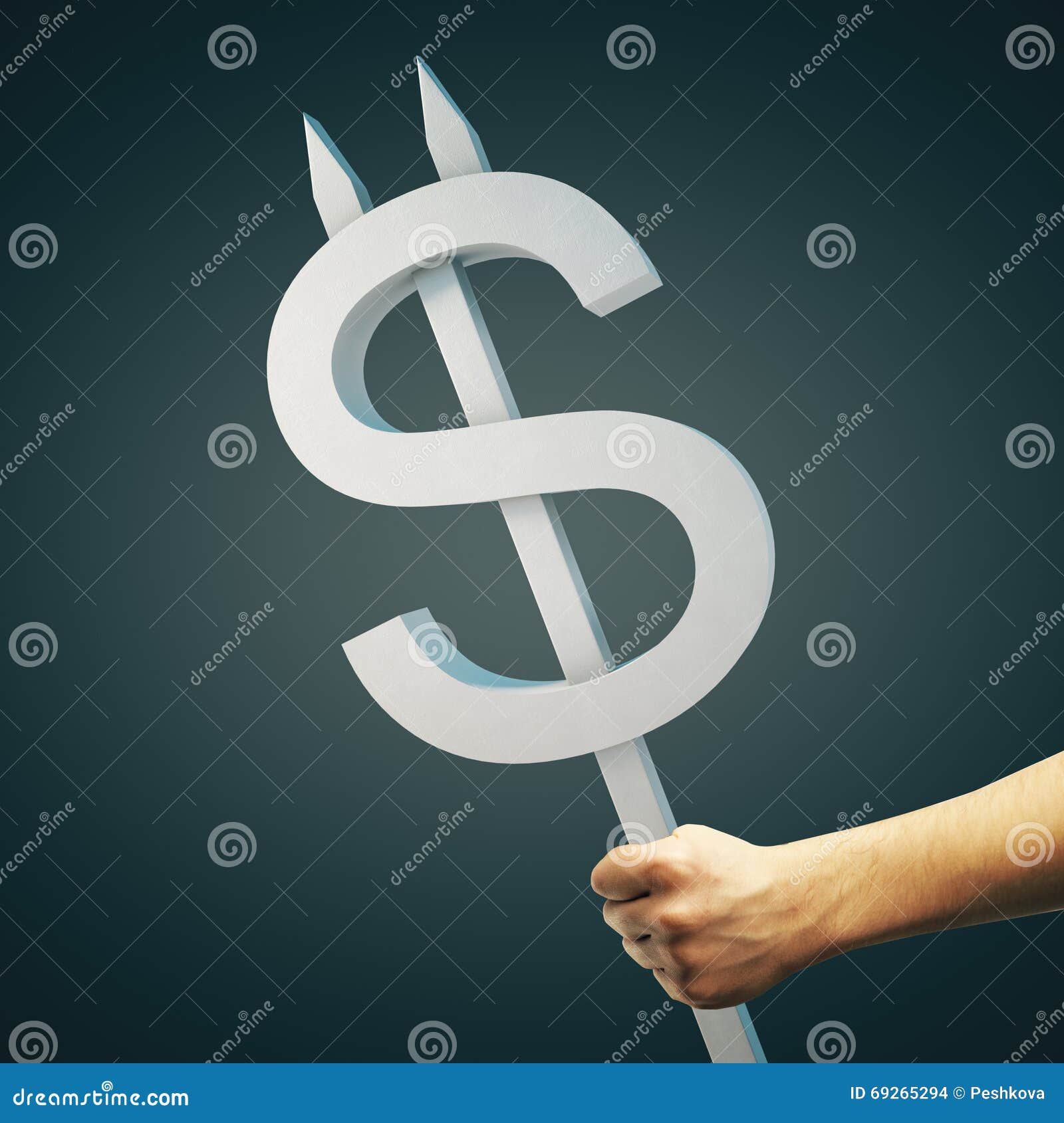 Grey dollar sign stock illustration. Illustration of concept - 69265294