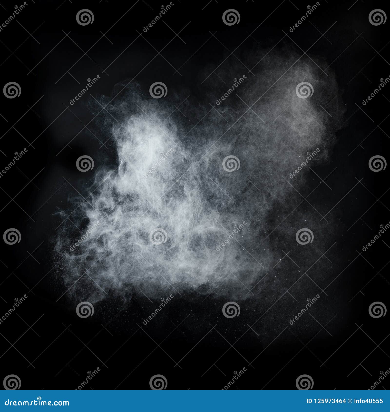 Dust Cloud on Black Background Stock Photo - Image of abstract, glitter ...