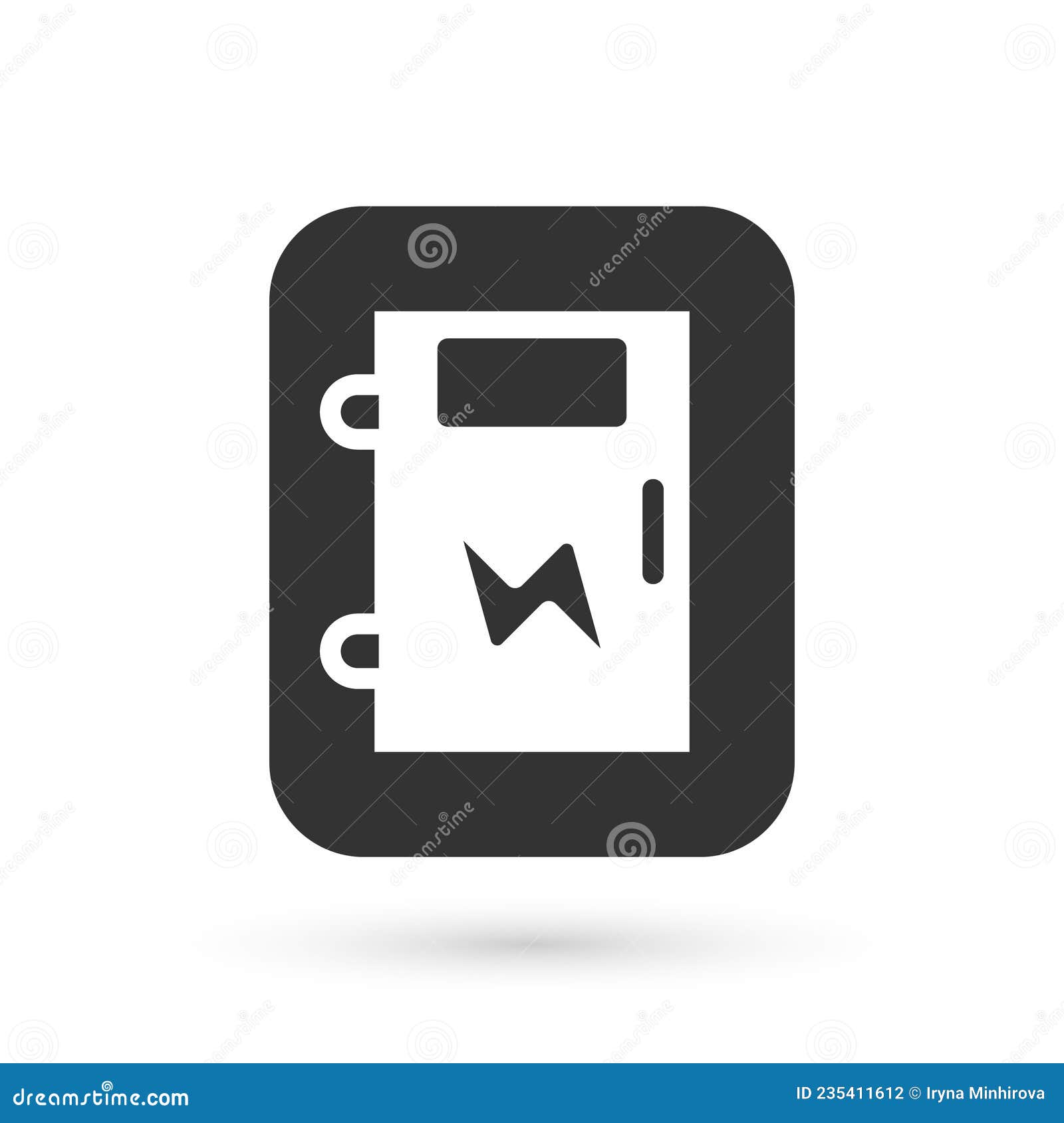 Grey Electrical Panel Icon Isolated on White Background. Vector Stock ...