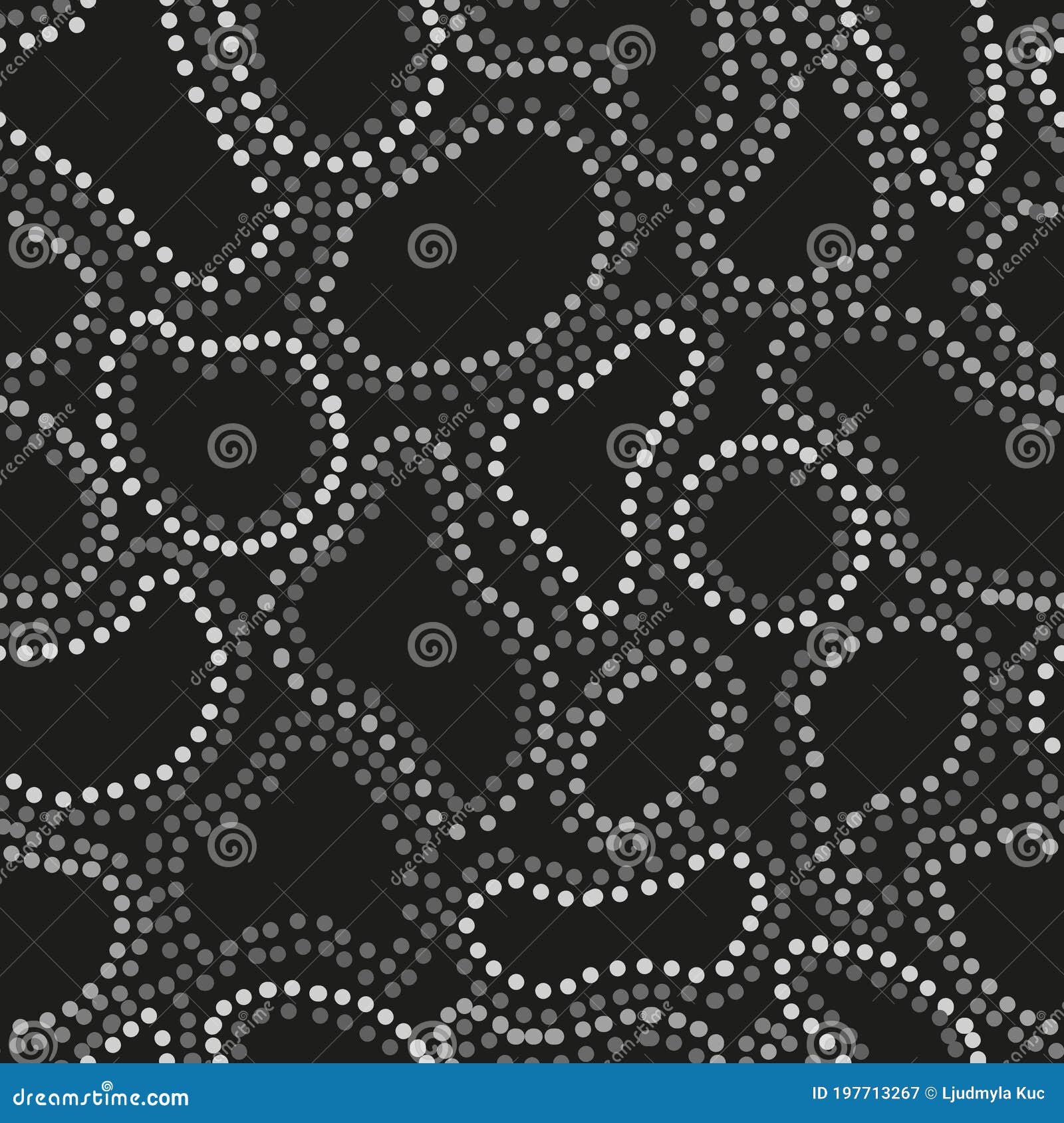 Grey Elements Seamless Background Stock Vector - Illustration of ...