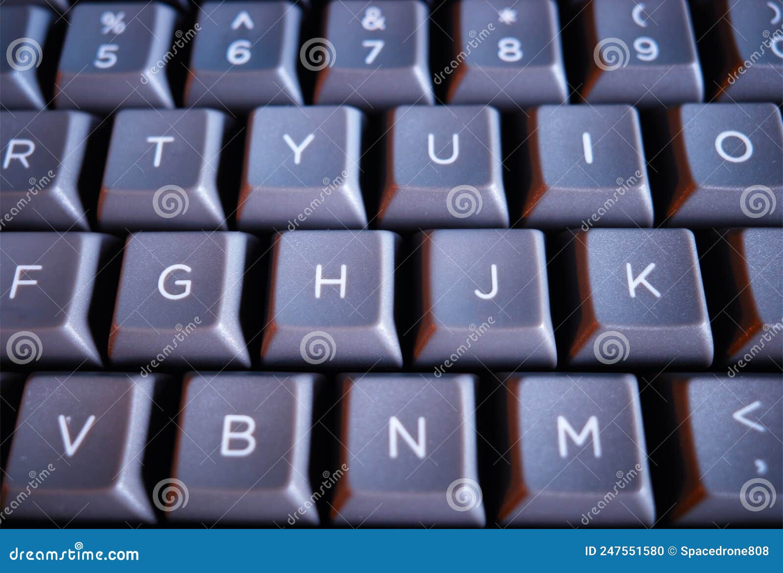 Grey English Computer Keyboard Backdrop Stock Photo - Image of backdrop ...