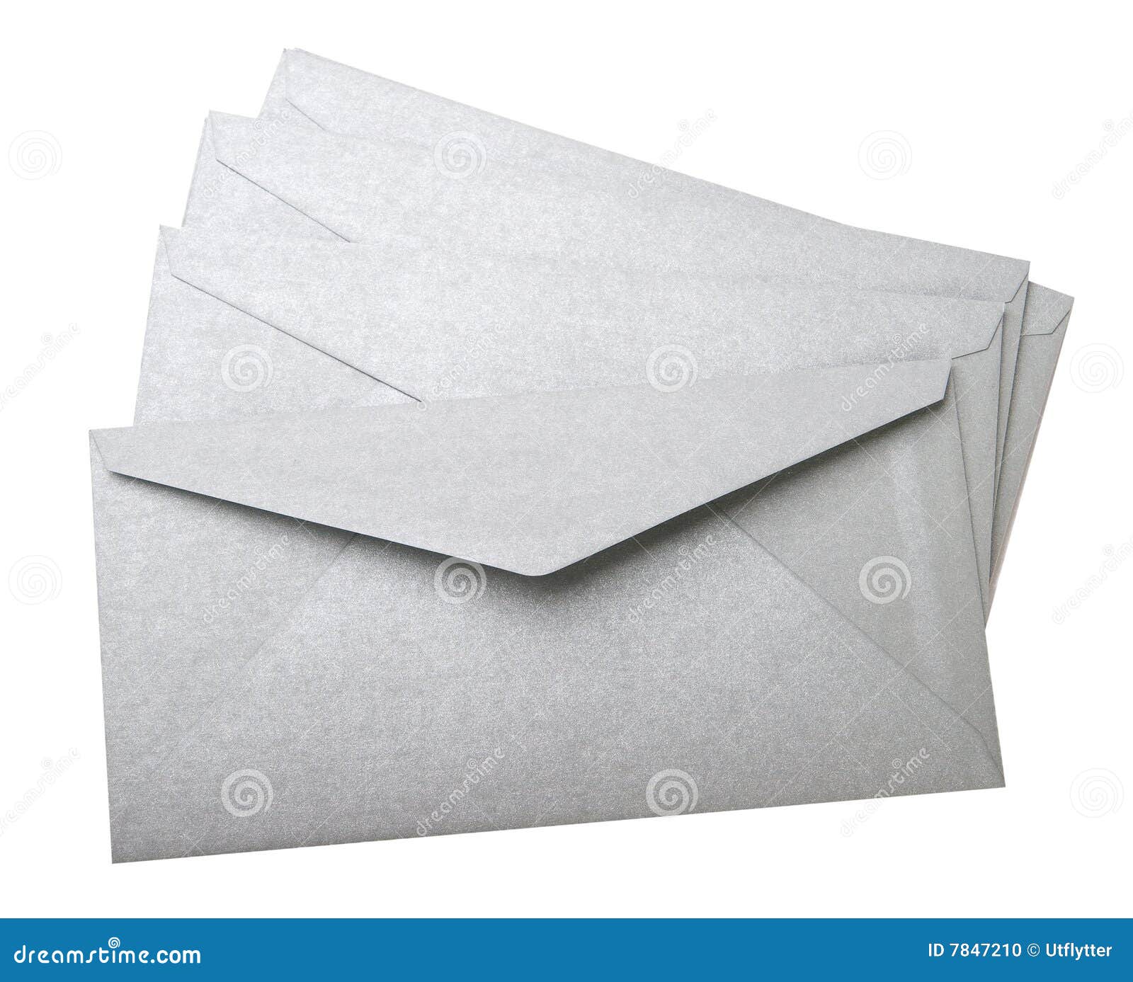 Grey Envelopes on White Background Stock Photo - Image of grey ...