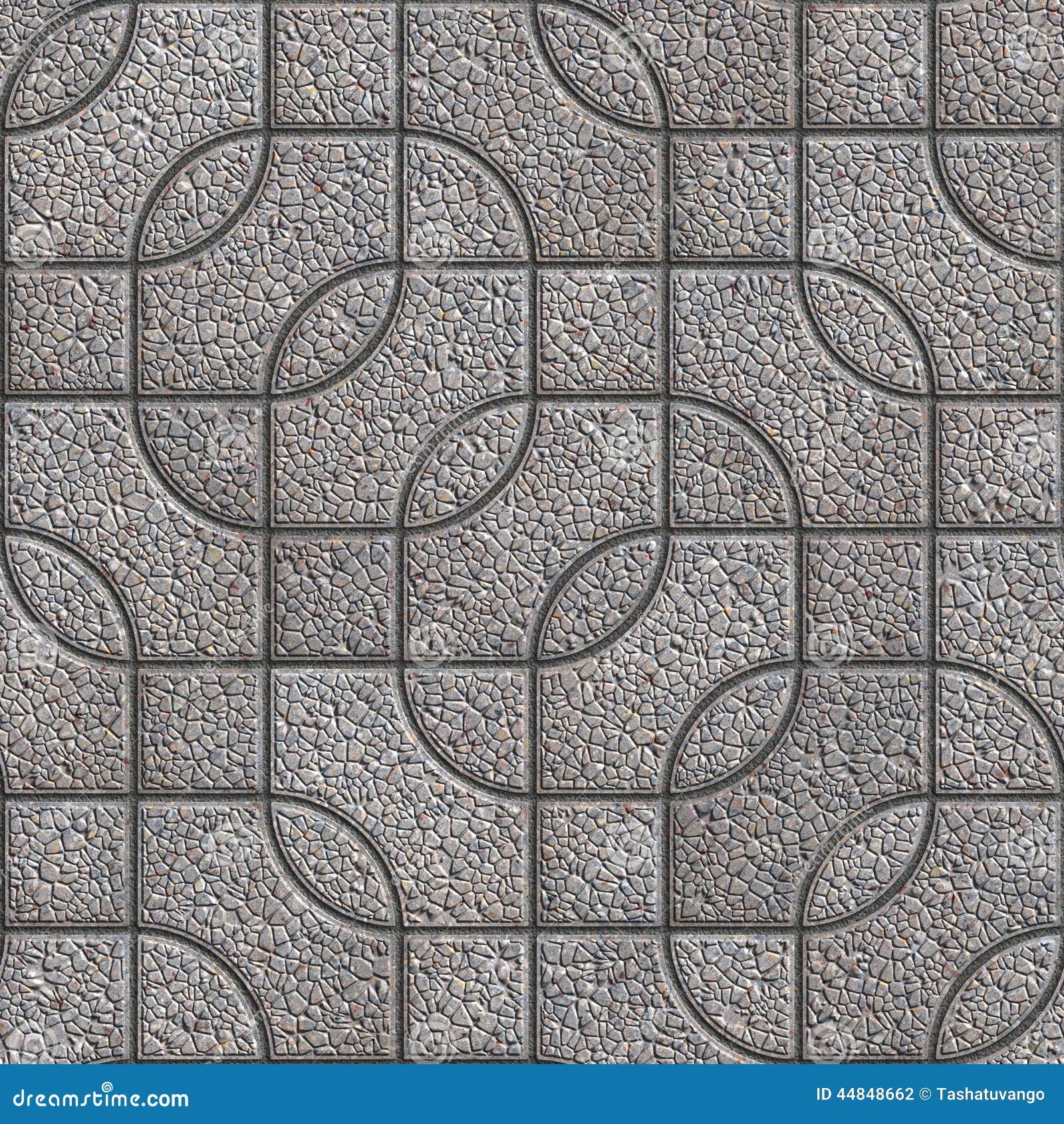 Grey Figured Granulated Pavement Slabs. Stock Photo - Image of concrete ...