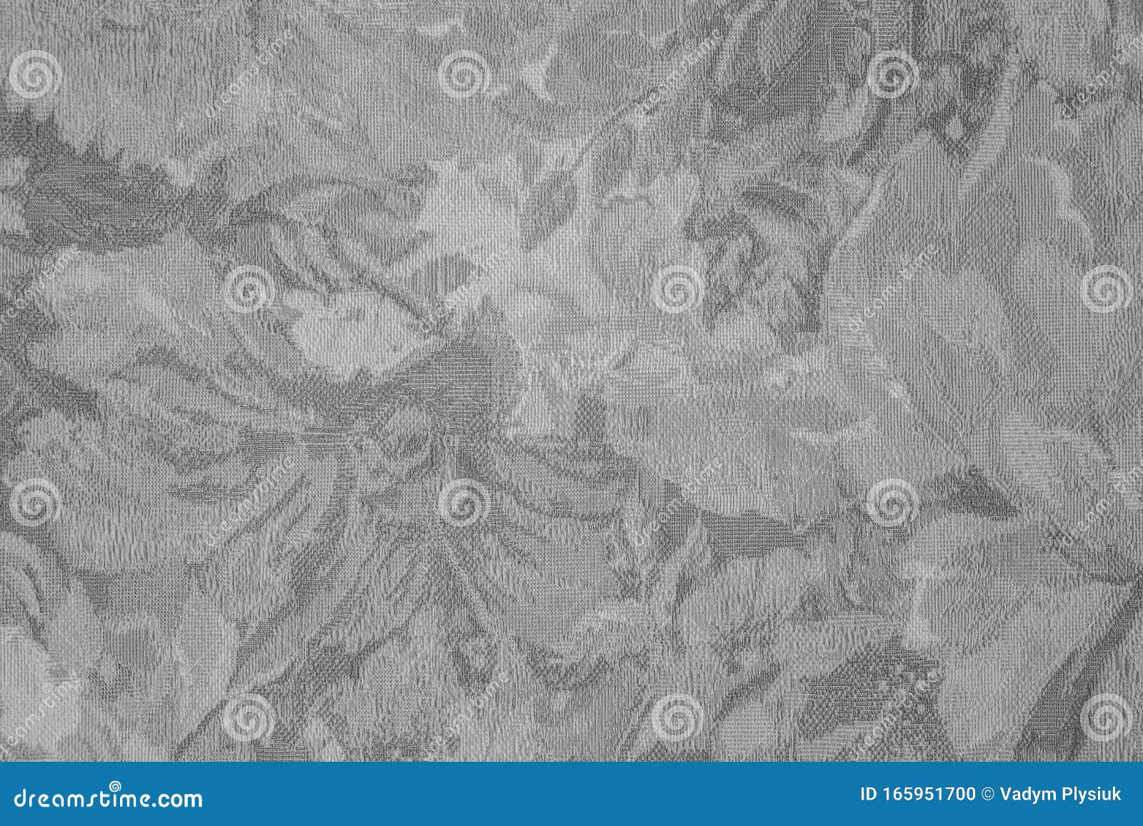 Grey Flowers on Wallpaper Background. Pastel Colors Texture Stock Photo ...