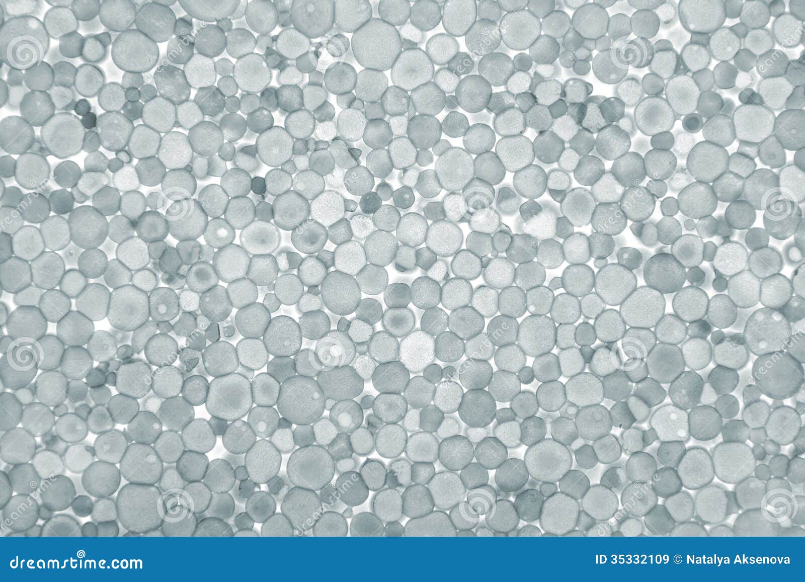 Grey foam plastic closeup. stock image. Image of circle - 35332109