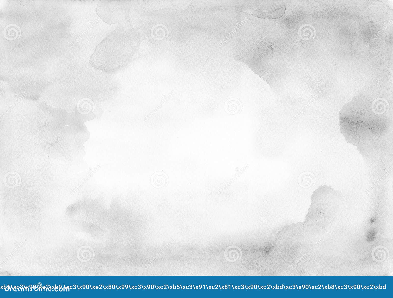 Light Grey Watercolor Background - Paper Texture. Frame As a Can Stock ...
