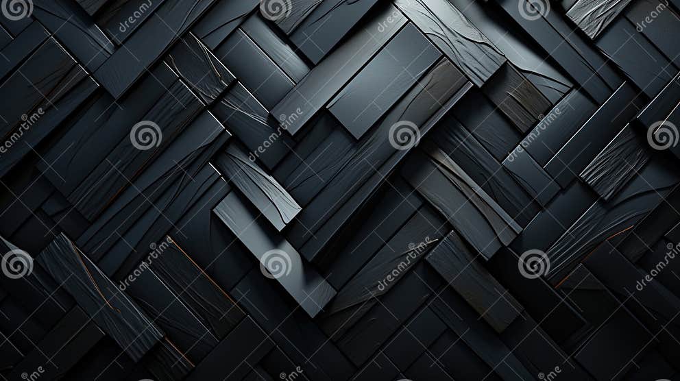 Grey Geometric Shapes Random Rock Stone Cubes or Blocks Wall Zigzag ...