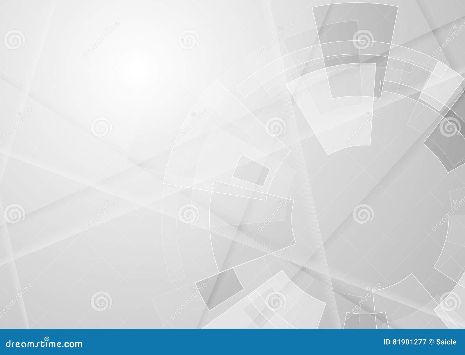 Grey Geometric Technology Background Stock Vector - Illustration of ...