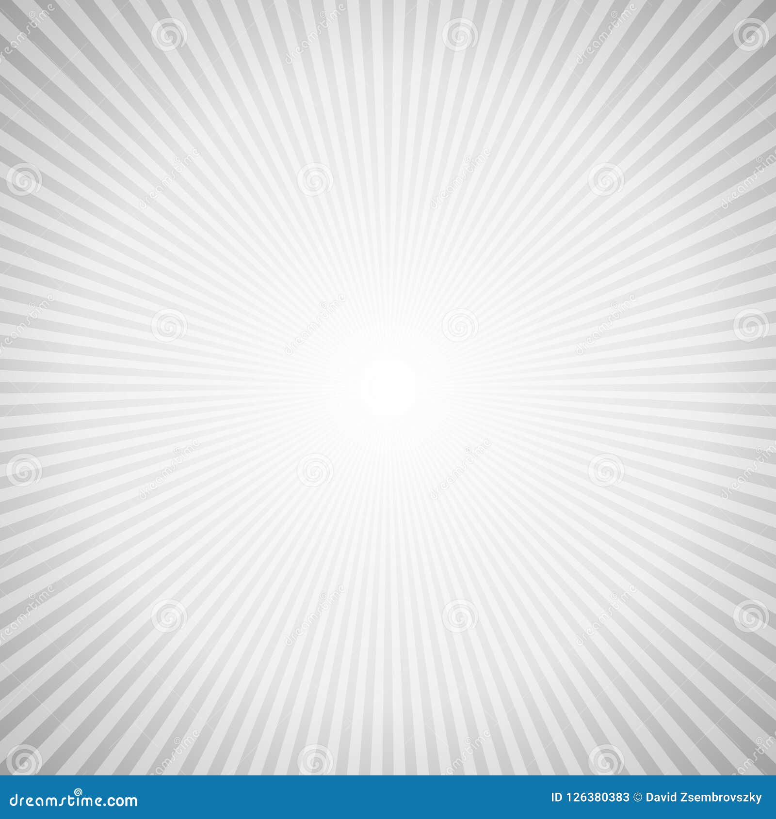 Grey Gradient Ray Burst Background - Hypnotic Vector Graphic from ...