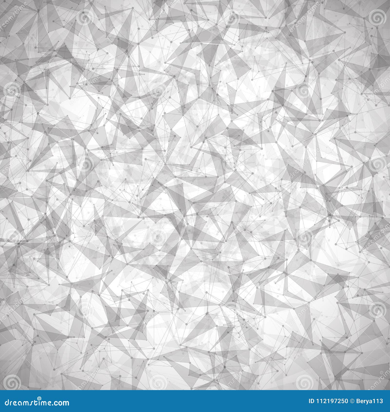 Grey Graphic Background Illustration Dots with Connections for Your ...