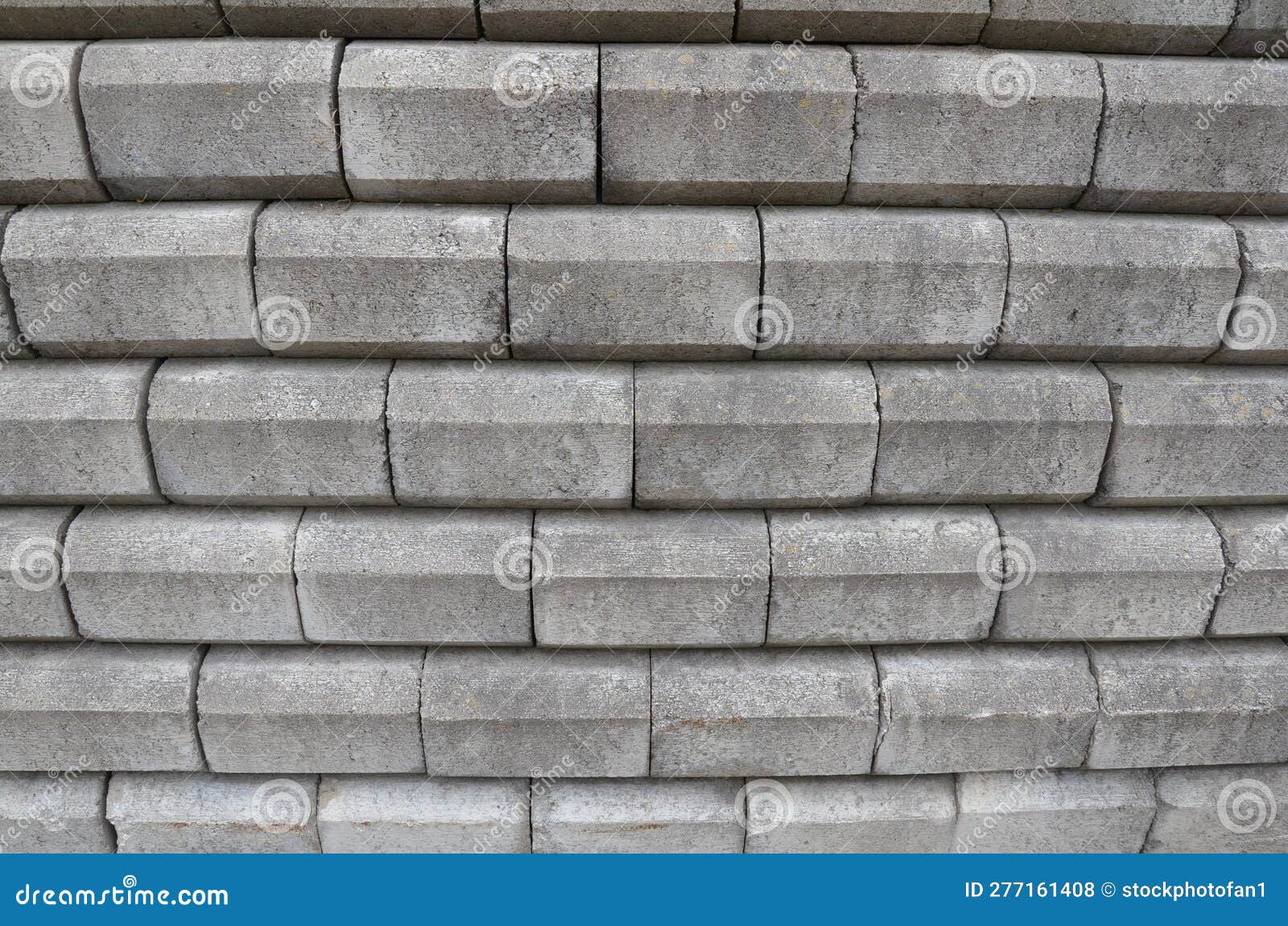 Grey or Gray Cement or Concrete Blocks or Wall Stock Photo - Image of ...